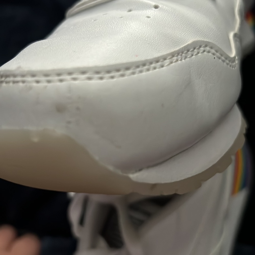 White Reebok 2019 Pride Sneakers - Gem